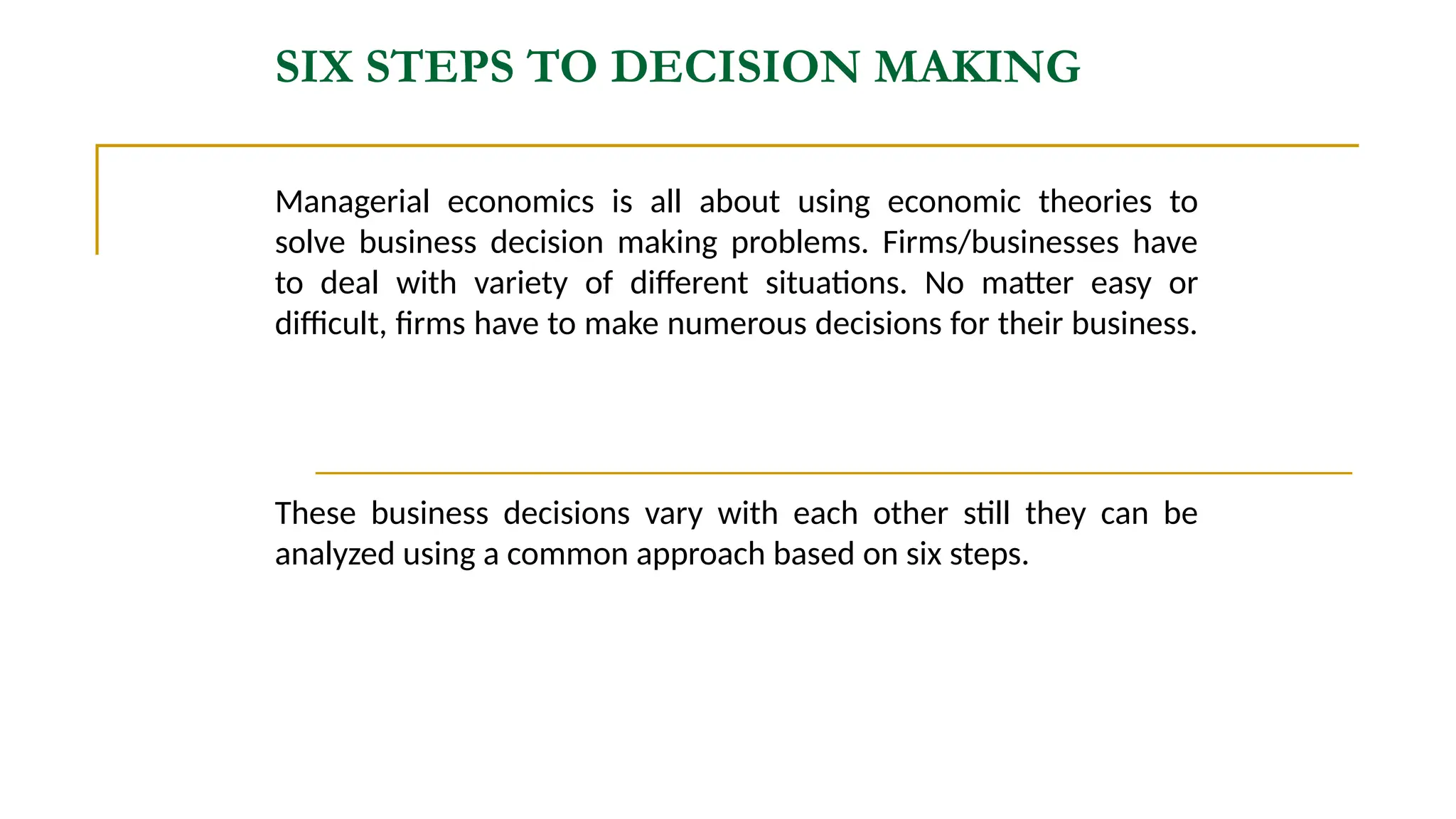 4.STEPS IN DECSION MAKING.pptx steps in deciiosn making | PPTX