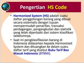 HS Code dalam Perdagangan Internasional _Pelatihan EXPORT IMPOR (Perdagangan Internasional ...