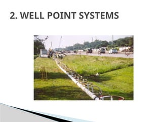 EXCAVATIONS , SHORING & GROUND WATER CONTROLLING TECHNIQUES | PPT