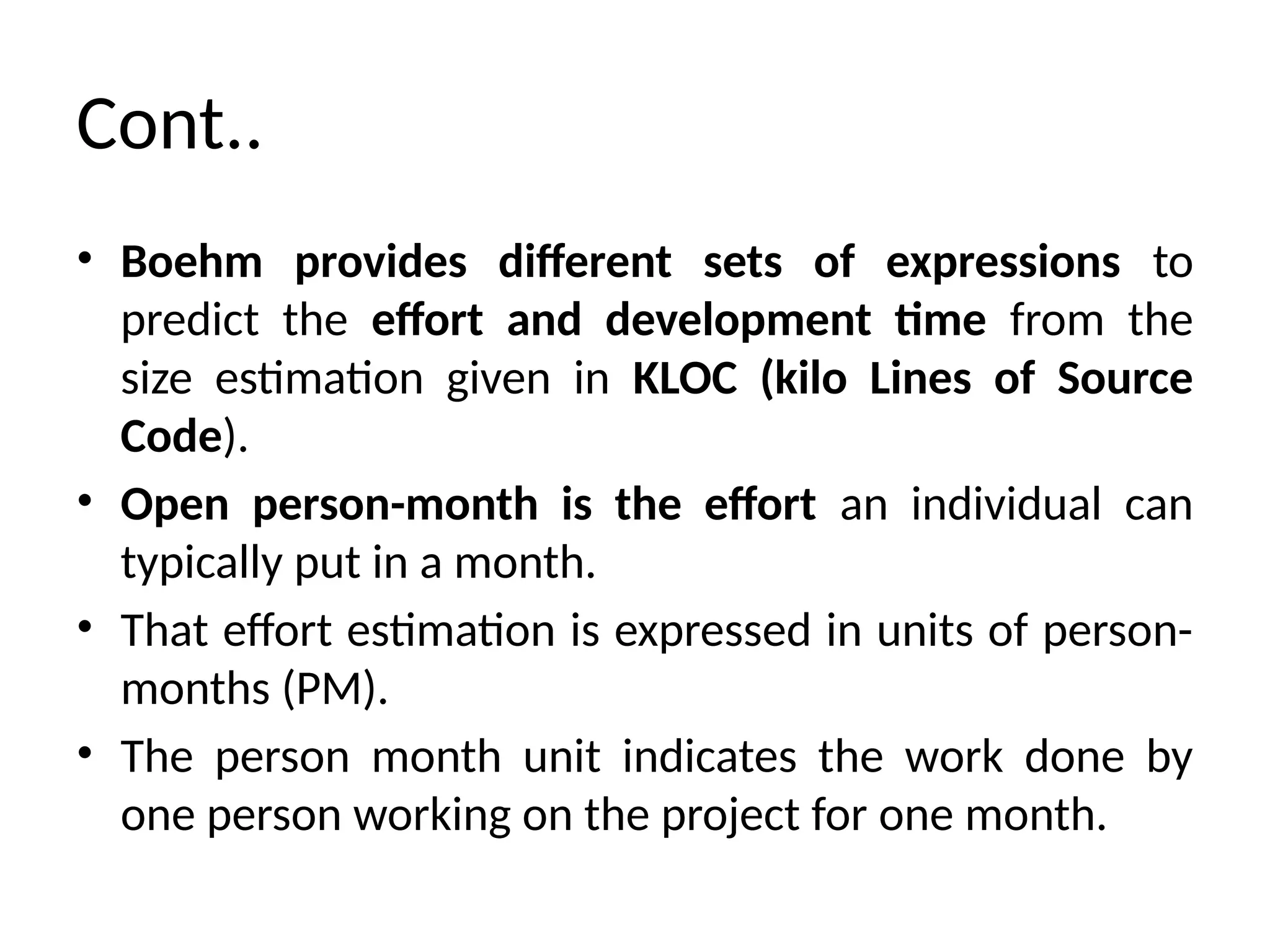 4. COCOMO – HEURISTIC ESTIMATION TECHNIQUE.pptx