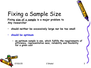 Sampling Theory and the Methods use in foresstry | PPT