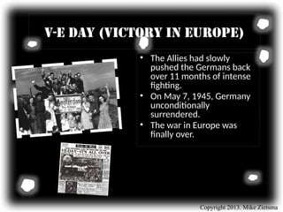 4.2 The End of War Nears.pptx lesson summary and assignment | PPT