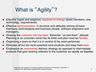 4. Agile Development in the course of advanced SEPM | PDF