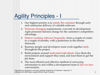 4. Agile Development in the course of advanced SEPM | PDF