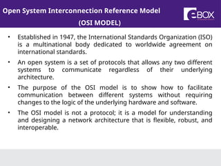 Open System INterconnection -OSI/ISO layer | PPT