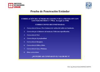 prueba de spt en suelos y cimentaciones del suelo | PDF