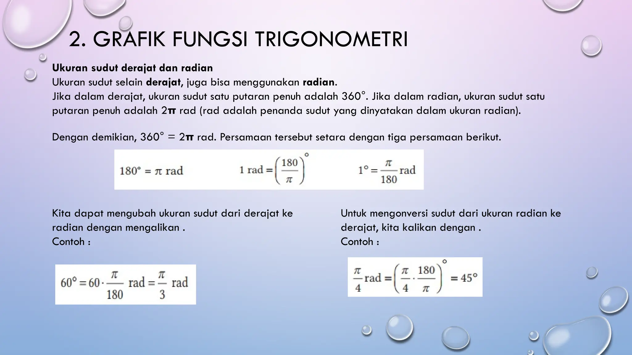 Fungsi Trigonometri (Grafik sin, cos, dan tan) | PPTX