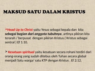 Berkat perjamuan Kudus, Hal yang diajarkan oleh Yesus | PPTX