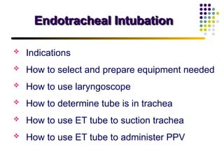 4.Endotracheal Intubationpptbfor md residents | PPT
