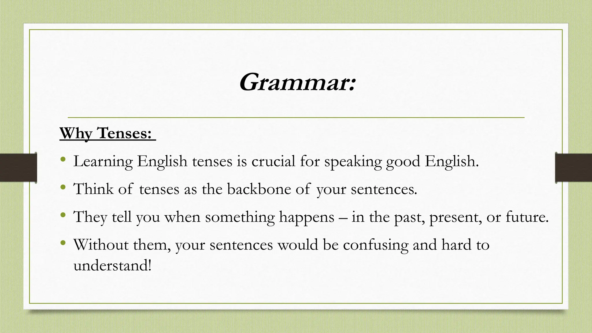 Grammar Simple Present. Present tense grammar | PPT