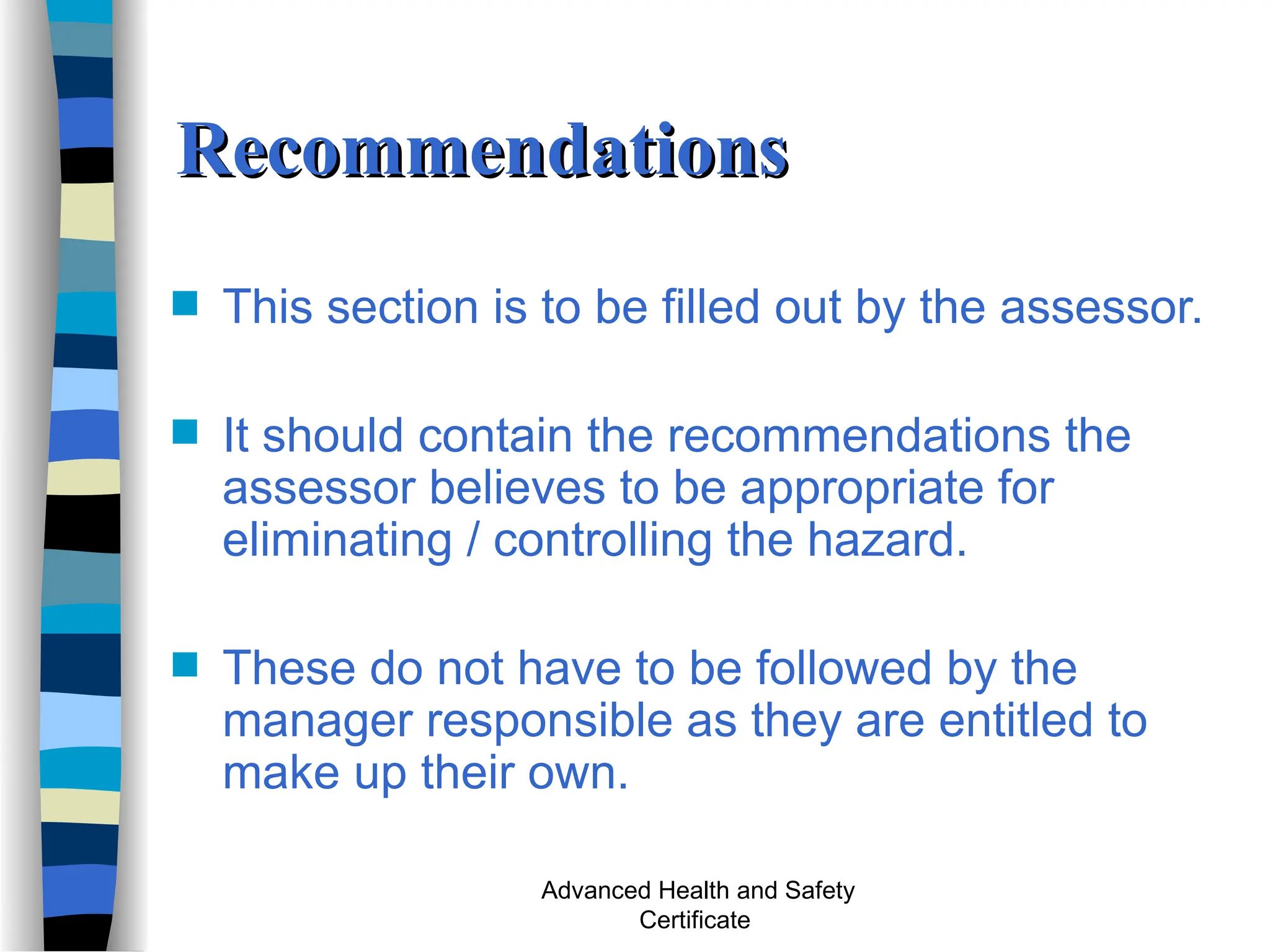 Understanding Risk Assessment & Safe Systems.ppt