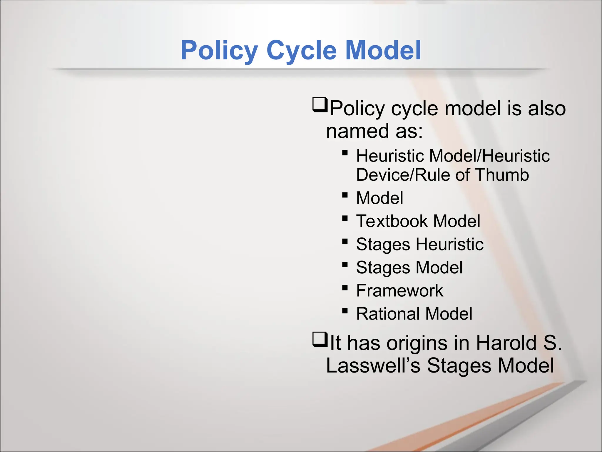 4.. Stages of policy process.ppt for edu | PPT