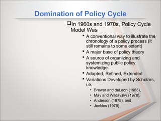 4.. Stages of policy process.ppt for edu | PPT