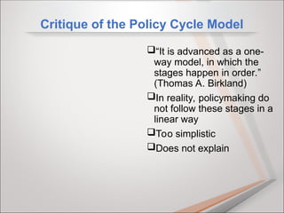 4.. Stages of policy process.ppt for edu | PPT