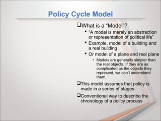 4.. Stages of policy process.ppt for edu | PPT
