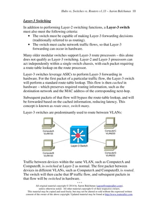 4. Hubs vs. Switches vs. Router_Networks v1.11 – Aaron Balchunas | PDF