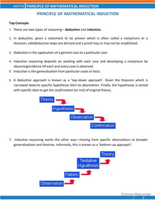 CBSE Grade 11 Mathematics Ch 4 Principle Of Mathematical Induction ...