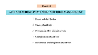 4. Acid and Acid. sulphate soils.pptx