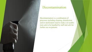 4. how to disinfect and sterilize different tools and equipment used in ...