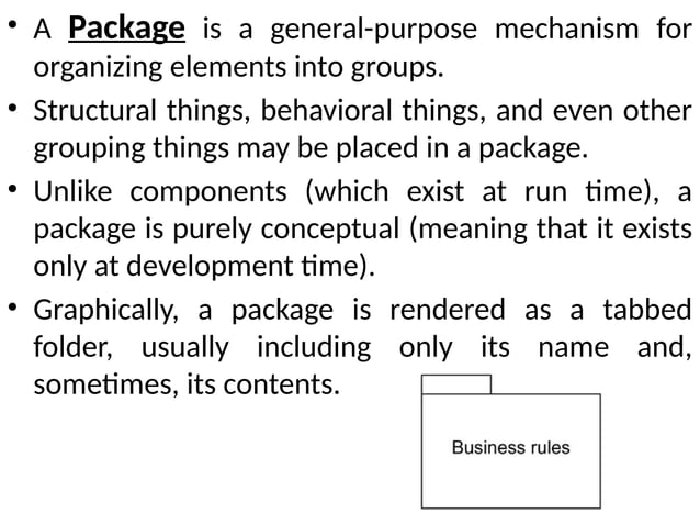 objects and design in unified modelling language | PPTX