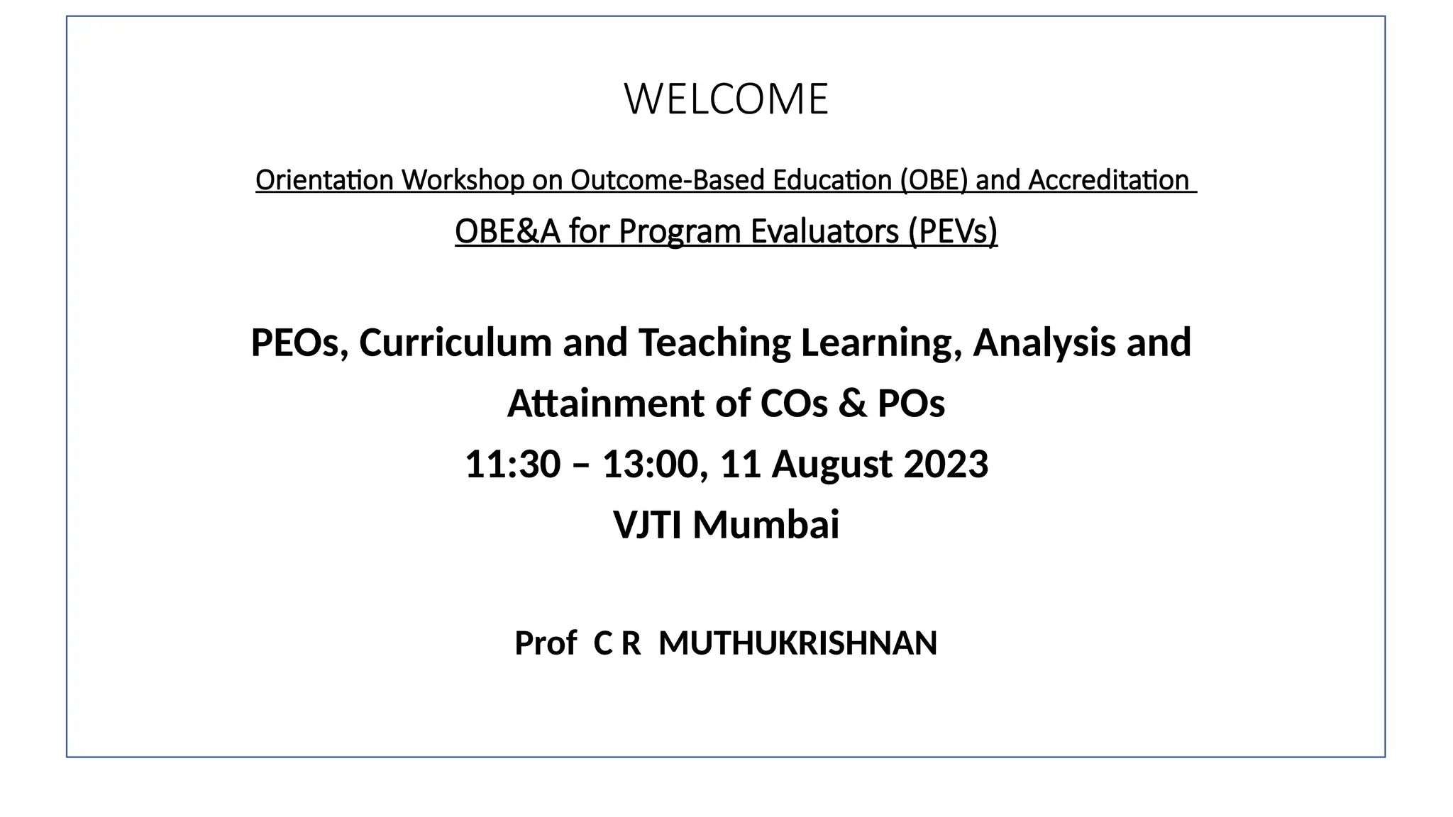 OBE Question paper setting for excel the exam | PPTX