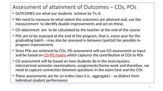OBE Question paper setting for excel the exam | PPTX