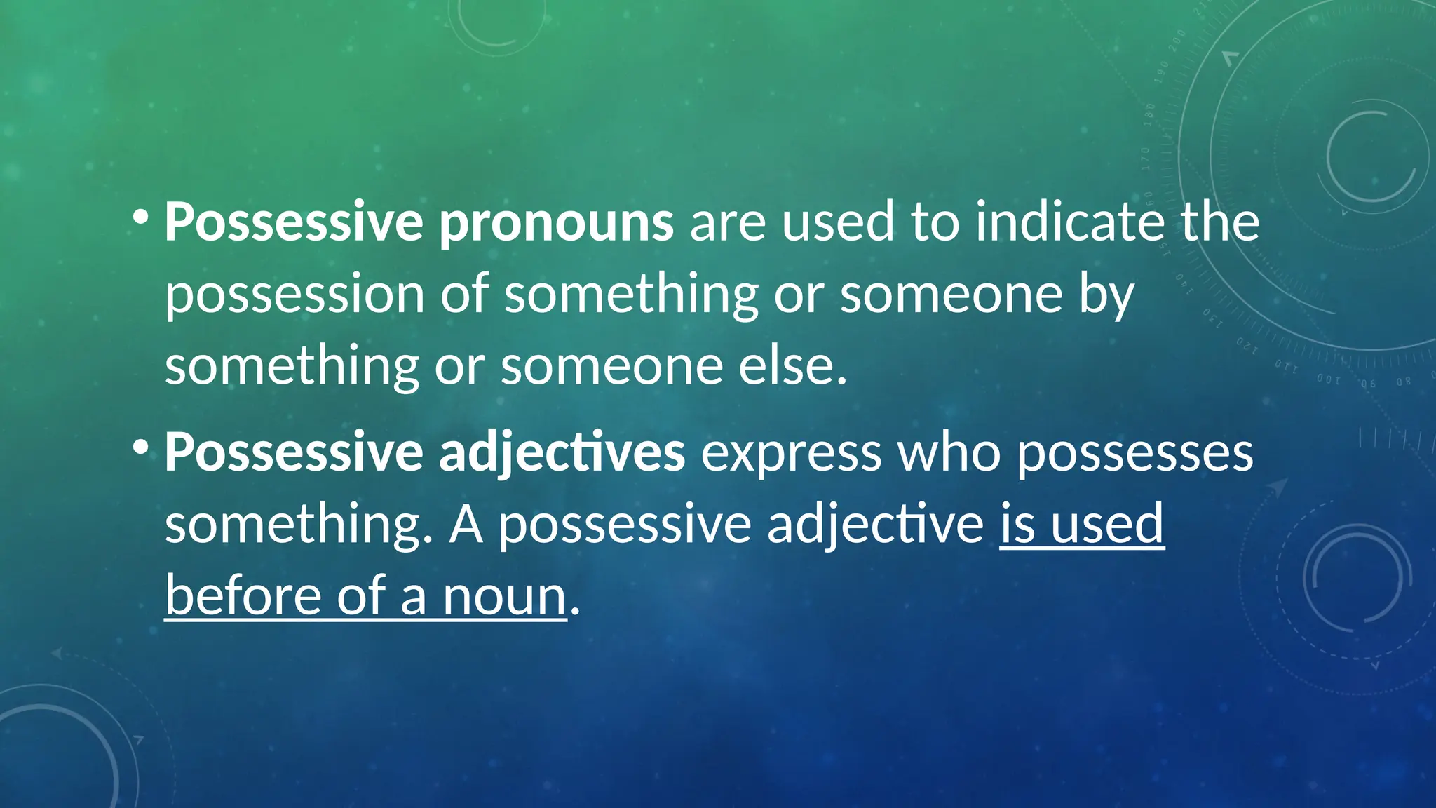 4. Pronouns subject object possesive adjectives possessive pronouns | PPTX