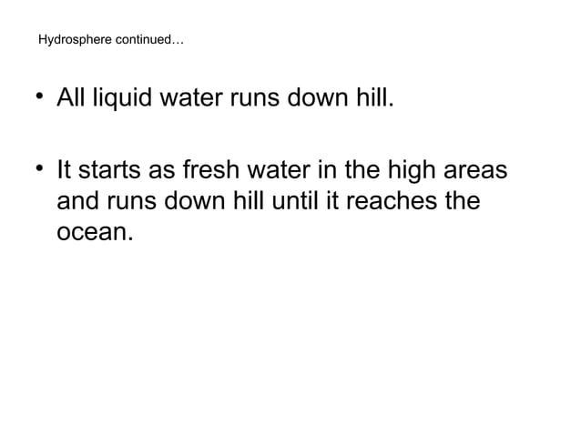 the earths four spheres and how their biophysical interactions ...