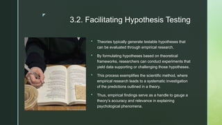 4.P2. Theories in Psychological Research (Using Theories in ...