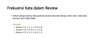 bag of word pengatar Natural language processing | PPTX