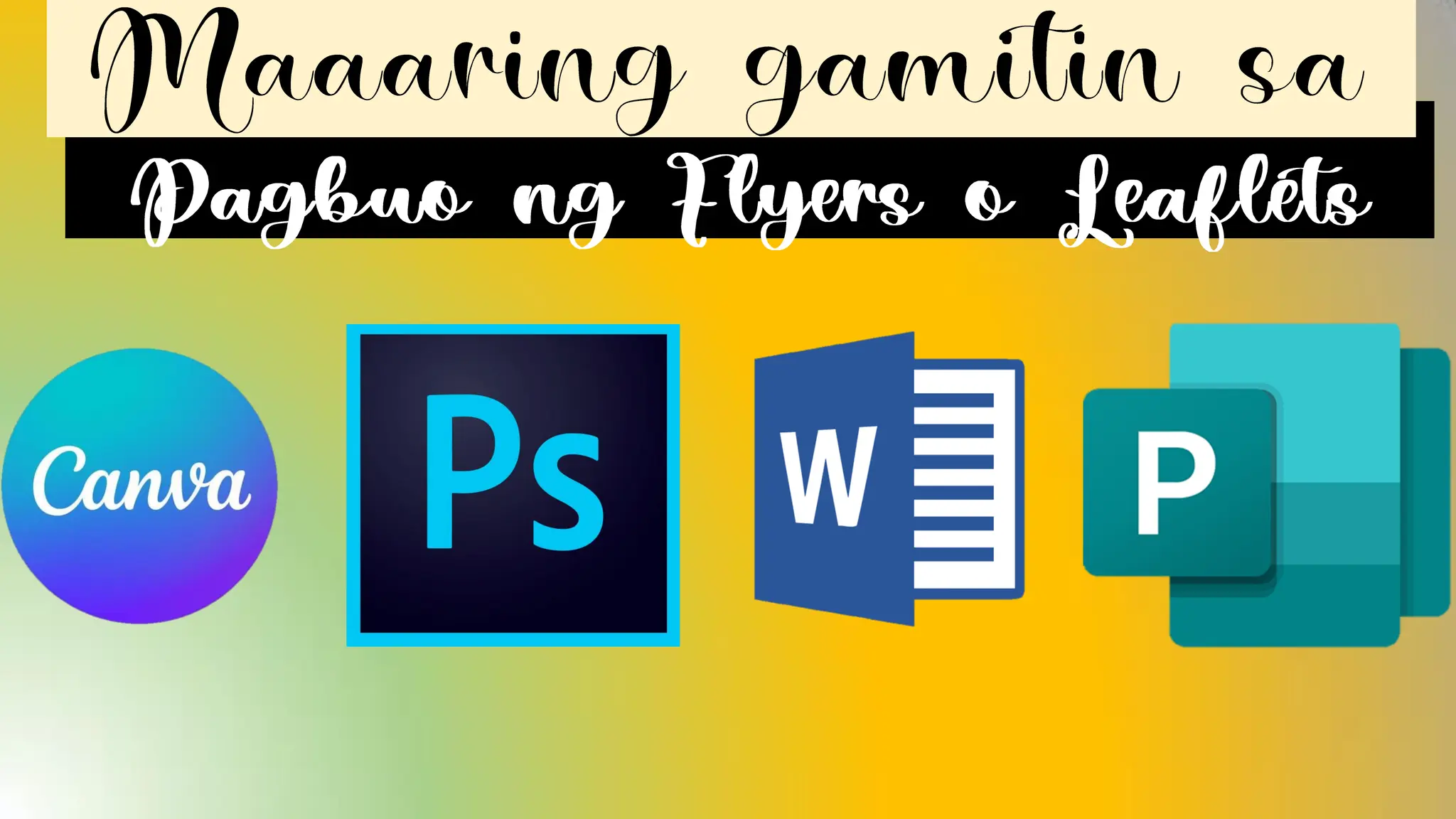 Pagbuo ng isang flyers at leaflets ppt pdf | PDF