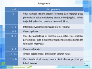 Pengenalan penyakit campak pada anak dan balita di indonesia | PPTX