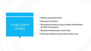 Penyakit Sistem Limfatik, diagnosis, tatalaksana | PPTX