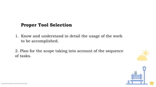 4.1-2 hand tool and its useS & types of handtools in ICT | PPTX