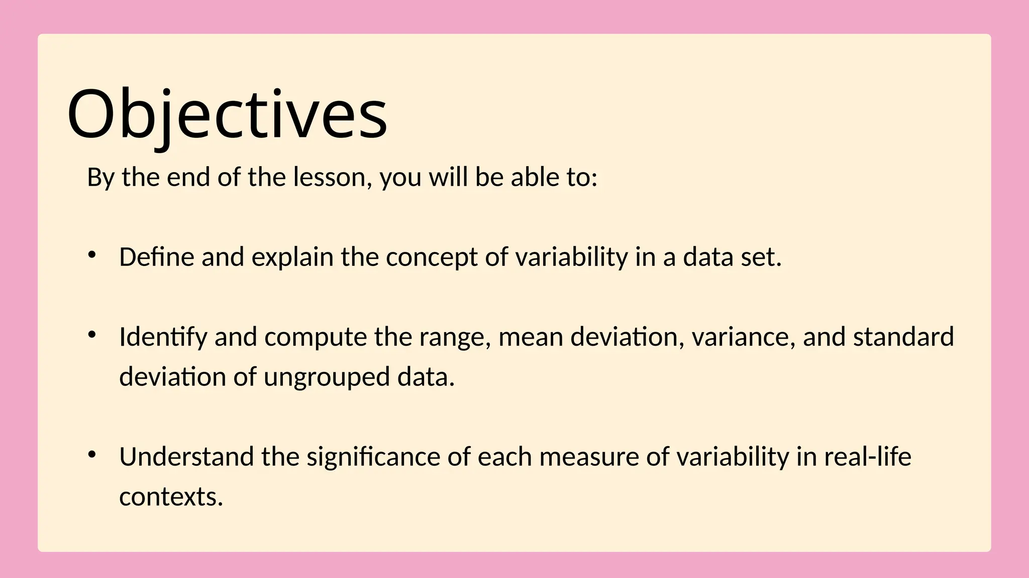 4.1 Measures of Variability for Ungrouped Data.pptx