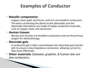4. Conductors, Insulators, Potential difference, Resistance & Intensity ...
