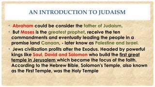 Founder and Origin of Judaism powerpoint presentation | PPTX