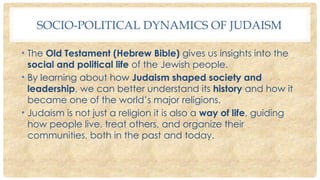 Founder and Origin of Judaism powerpoint presentation | PPTX