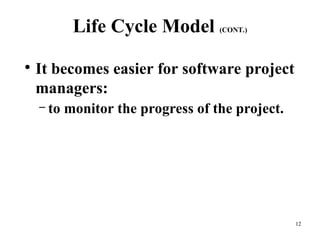 LIFE CYCLE MODEL in SOFTWARE ENGINEERING | PPT