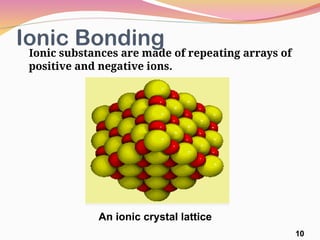 4.1 IONIC BONDING AND STRUCTURE.PPT examples of ionic compounds | PPT