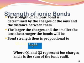 4.1 IONIC BONDING AND STRUCTURE.PPT examples of ionic compounds | PPT