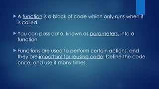 4. An Introduction to Function and how it is used.pptx