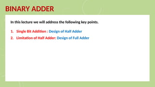 4.5a Binary Adder - Half and Full Adder.pptx