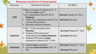 Calcium homeostasis: Distribution of calcium in our body.pptx