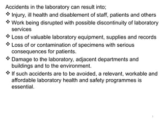 SAFETY MEASURES IN THE MEDICAL LABORATORY | PPT