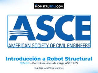 Combinaciones de carga ASCE 7-22 para PDF | PDF
