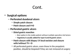 4.Perforated Ulcer Disease Perforated Ulcer DiseasePerforated Ulcer ...