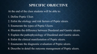 Comprehensive Overview of Peptic Ulcers: Causes, Types, and Management ...