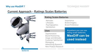 Webinar Tutorial - A Beginners Guide To MaxDiff Scaling | PPT