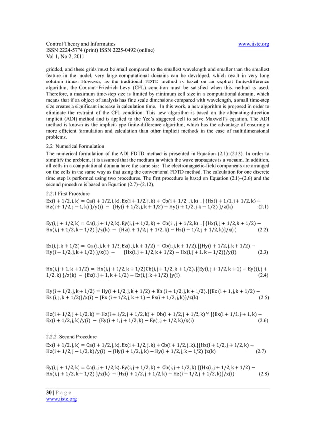 4.[29 34]signal integrity analysis of modified coplanar waveguide structure using adi-fdtd ...